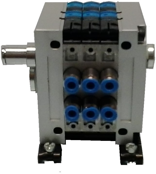 Festo 10P-10-3B-IC-R-Y-3N+H6DA Festo ventieleiland met 3x 2*3/2 NO ...