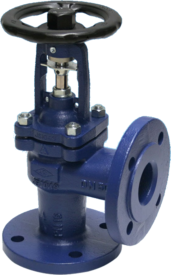 ARI-Armaturen angled flanged-Bellows shut-off valve FABA-Plus 12.047 ...