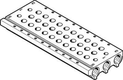 Festo VABM-L1-18S-G38-4, 574457 Manifold rail |Technical knowledge and ...