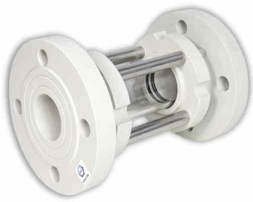 620K Tubular Sight glass With plastic flanges PVC PP or PVDF