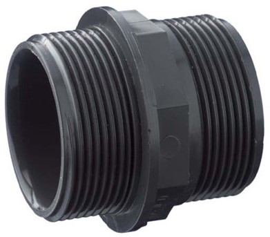 FIP PVC Dubbele nippel NFV buitendraad ¾ , NFV034