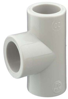 FIP TEE 90° ISO SOCKET D40 PPH, TIM040