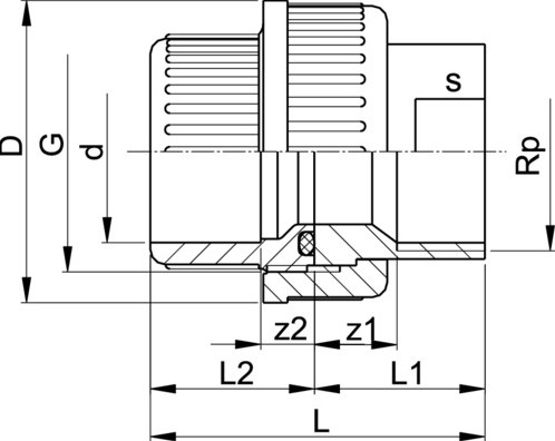 Georg Fischer 721540208, Union PVC/EPDM PN16 d32-1 | Order or ask a ...