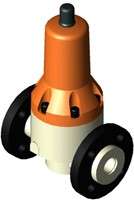 Stubbe Pressure reducing valves DMV 765 DN25 1 PN10 PVDF·FPM·PTFE ...