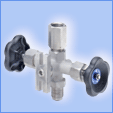 Block and Bleed Manometer ventielen met meetflens