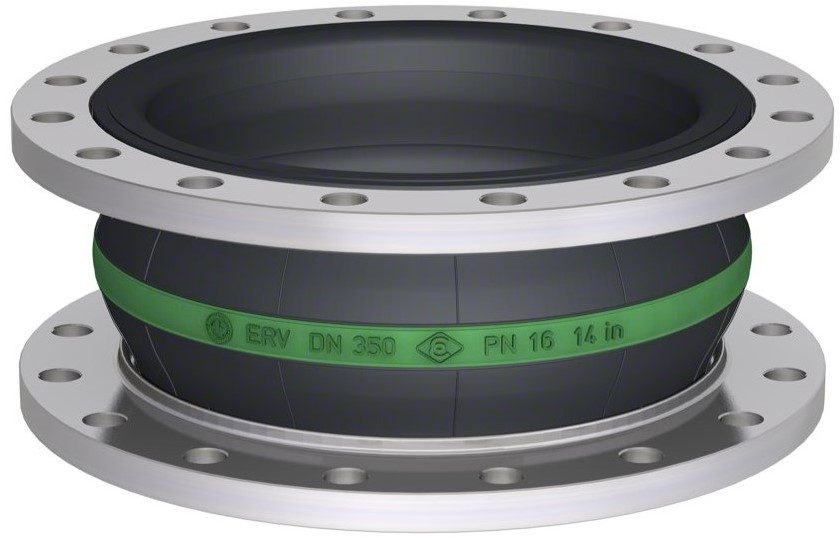 Elaflex Rubber compensator Groen band type ERV-GR DN350, L=200 mm ...