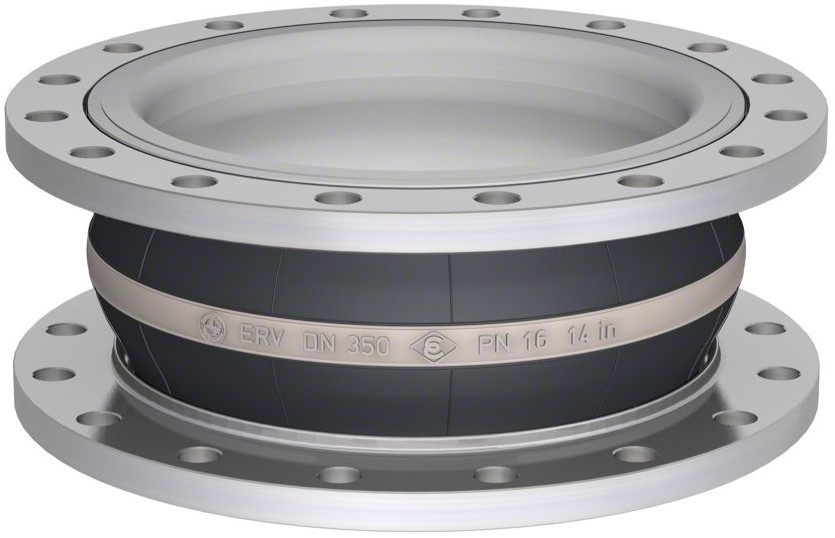 Elaflex Rubber compensator Witring type ERV-W DN350, L=200 mm flenzen ...