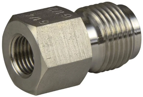 EBSS316 MAN-1/4-1/2 Pressure gauge adapter G1/4 female thread to G1/2 ...