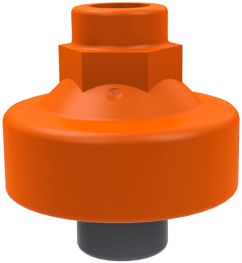 Stübbe PVC-U Membraandrukopnemer MDM902 d25 -1/4 -1/4 EPDM/PTFE ...