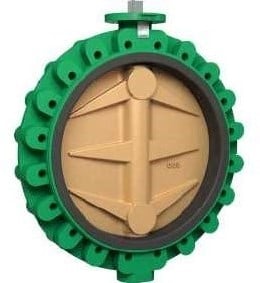 Vlinderklep LUG type DN150 PN 6/10/16 met wormwiel, S640-DN150-GGG40-RVS-EPDM-W Ebora