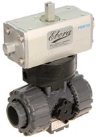 FIP VKD+DFPB DN10..50 Pneumatische kogelkraan