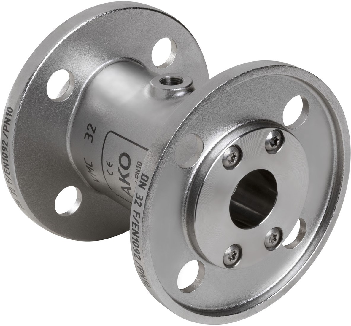 AKO Armaturen AKO Armaturen Air operated pinch valve VMC, Flange (DIN) Stainless steel 1.4408 ...