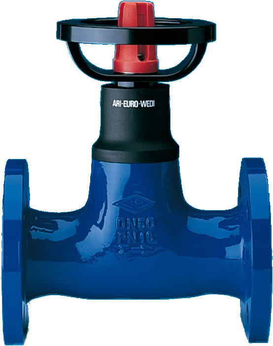 ARI-Armaturen flanged-Stop valve EURO-WEDI 12.071 DN50,PN16,EN-JL1040 ...